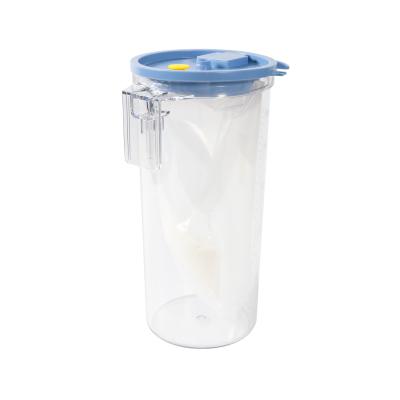 China 1500ml/2500ml Capacity Reusable Suction Collection Jar for Hospital Suction Liner System with Prevent Backflow Design for sale