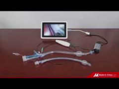 Disposable PVC Lumen Video Camera Endobronchial Cannula For Adult