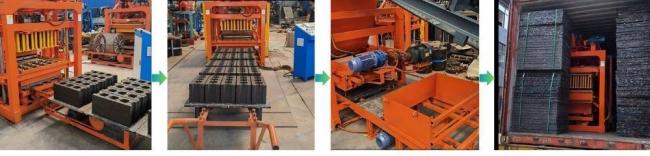 Diesel Engine Type Hollow Solid Pavement Cement Concrete Block Machine