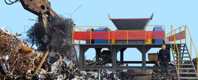 Automatic Recycling Electronic Products Machinery Cutting Machine Shredder