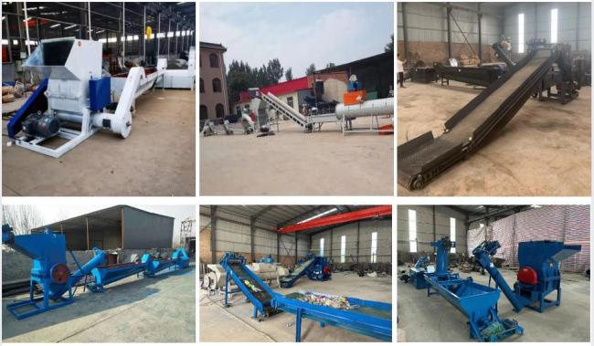 Full Automatic Pet Crushing Cleaning Drying Machine Plastic Washing Line