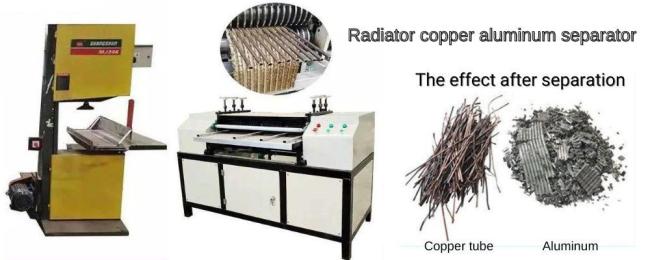China Factory Air Condition Radiator Peeler Equipment Recycle Copper Aluminum Tube
