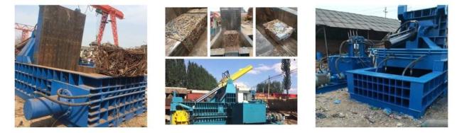 Hydraulic Press Machine for Scrap Metal Blocks Baling Machine for Metal Market
