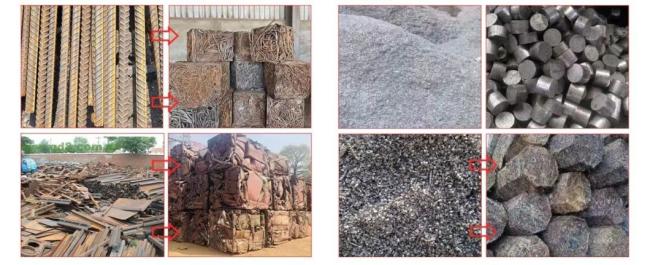 High Quality Scrap Aluminum Alloy Compact Baler Waste Steel Metal Baler Machinery