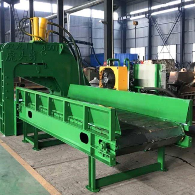 Heavy Scrap Metal Steel Block Aluminum Block Hydraulic Tiger Head Shearing Machine