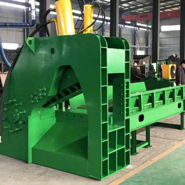 Heavy Scrap Metal Steel Block Aluminum Block Hydraulic Tiger Head Shearing Machine