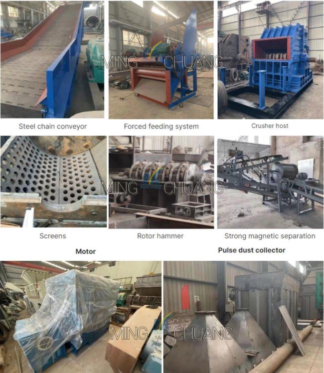 Cheap Price Scrap Car Bicycle Steel Iron Aluminum Crushing Metal Crusher Machine
