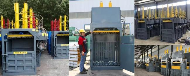 New Listing Hydraulic Baling Press Machine, Vertical Plastic Baler, Cotton Baling Press
