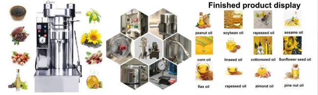 High Efficiency Hydraulic Cold Press Machine Palm Oil Extraction Machine for Sale