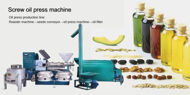 Hot Selling Soybean Spiral Oil Extractor Machine Suppliers Oil Press Mill Machine