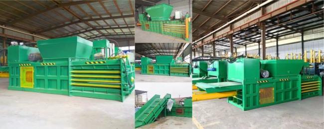 Fully Automatic Horizontal Hydraulic Scrap Steel Press Baler for Industrial Waste Materials