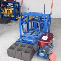 China Semi-Automatic Hydraulic Vibration Block Brick Making Machine 4.8-7.5 Kw 35s Cycle for sale