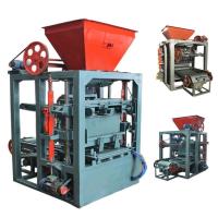 China Active Carbon Compression Mould Vibrated Concrete Block Machine MC4-30A 6.4 Kw for sale