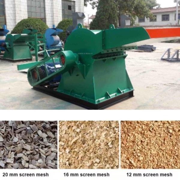Quality Saw Dust Crushing Yield Wood Crusher Feed Diameter mm 520*530 Mobile Diesel Pine for sale
