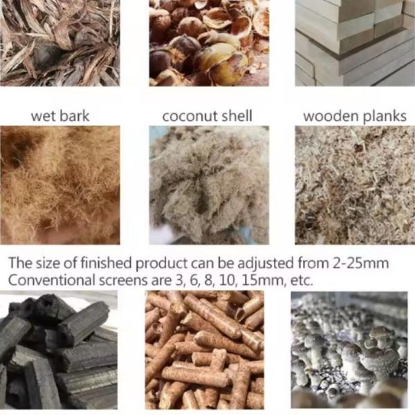 Quality 150cm * 70cm * 82cm Package Size Wood Powder and Granulating Wood Chips Making for sale
