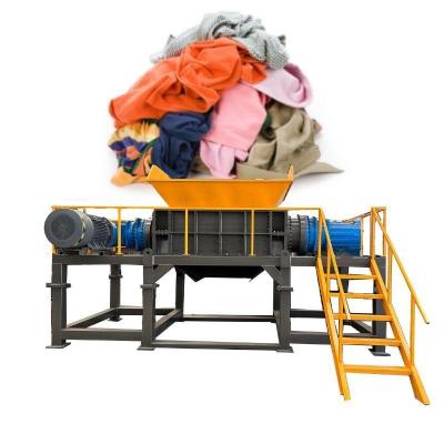 China Double-Shaft Shredder for Leather Scraps and Domestic Waste Affordable Shipping Cost for sale