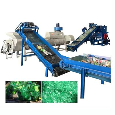 China Plastic bottle recycling machine line voor recycling industrie 100% recycling voordeel Te koop
