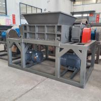 China Double Shaft Textile Shredder Machine 18.5kW Fabric Shredding for Soft Materials for sale