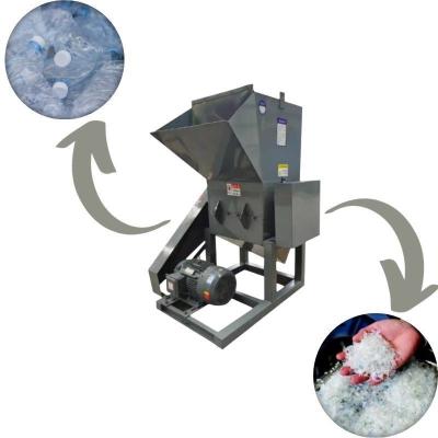 China Recycling Final Product Plastic Pet Bottle Crusher Machine with 6 Rotating Blades for sale