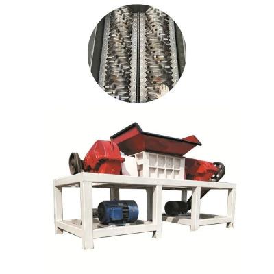 China Customized Request Snakeskin Bag Crusher CE Plastic Double Roller Shredder for Buyers for sale