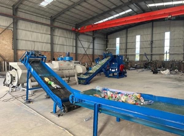 Quality PET Crushing Cleaning Drying Machine Plastic Washing Line with 800.000kg Gross for sale