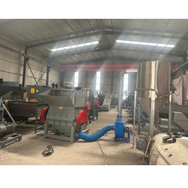 Quality 175 Kw Plastic Bottles Crushing Washing Drying Recycling Line for Pet Label for sale