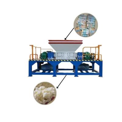 China Adaptive Material Two Shaft Shredder for Recycling Used Tires Solid Waste Plastic Wood for sale
