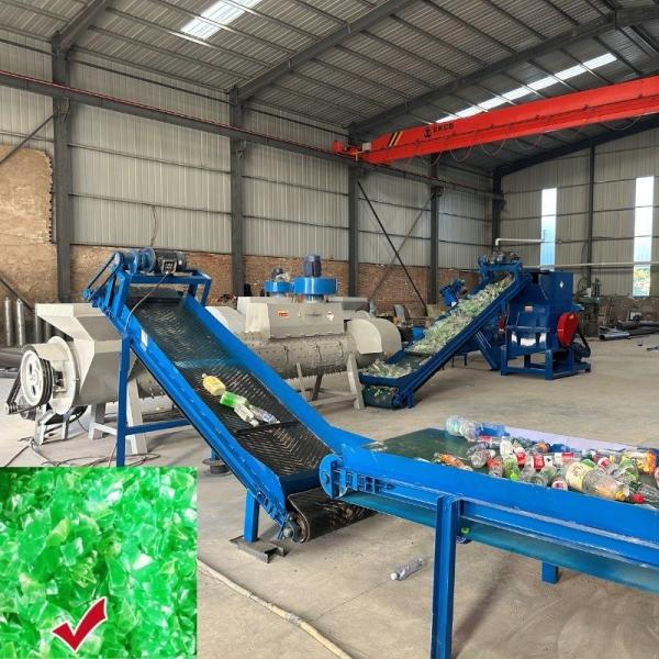 Quality Advanced Automation Plastic Recycling Machine for PP PE Film Pet Crushing for sale