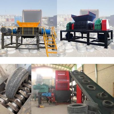 Cina Stabile pneumatici di riciclaggio di frantumazione a doppio albero trituratrice macchina per il bene e costi di spedizione in vendita