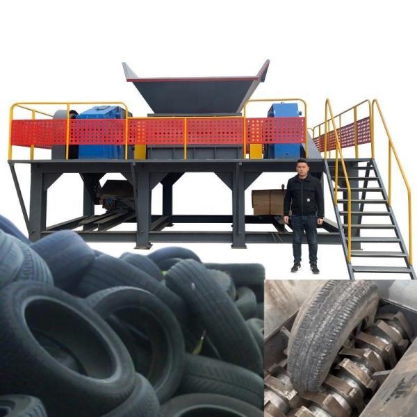 Quality 2000-3000kg/H Waste Tyre Recycling Machine Tire Shredder Machine for sale