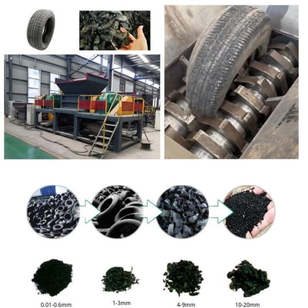 Quality Heavy Duty Industrial Waste Rubber Tire Shredder Tyre Shredding Machine for sale