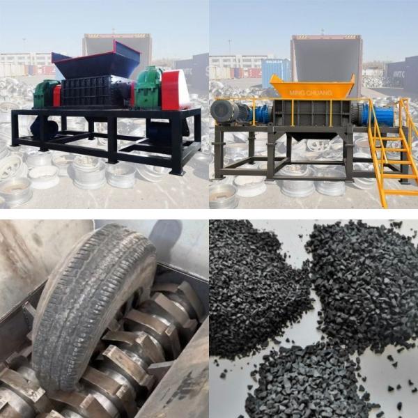 Quality Heavy Duty Industrial Waste Rubber Tire Shredder Tyre Shredding Machine for sale