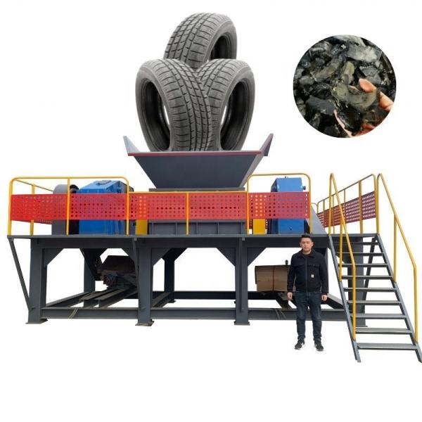 Quality Sacrap Rubber Tire Shredders Equipment Tyre Shredder Machine MCS-1200 50-200 mm for sale