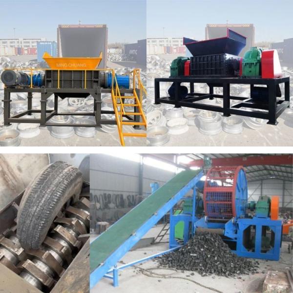 Quality Sacrap Rubber Tire Shredders Equipment Tyre Shredder Machine MCS-1200 50-200 mm for sale