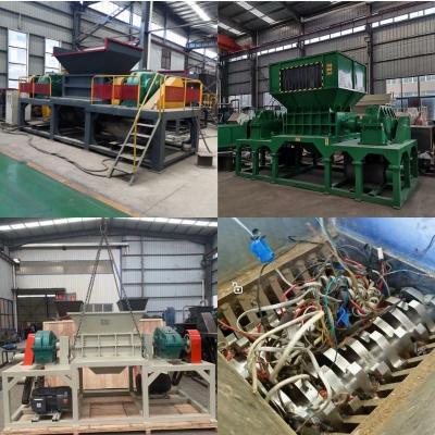 Chine Personnalisation Machine à déchiqueter à deux changements pour le recyclage des déchets métalliques à 55 kW*2 de puissance à vendre
