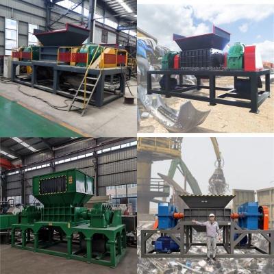 Chine Personnalisation Machine à déchiqueter à deux changements pour le recyclage des déchets métalliques à 55 kW*2 de puissance à vendre