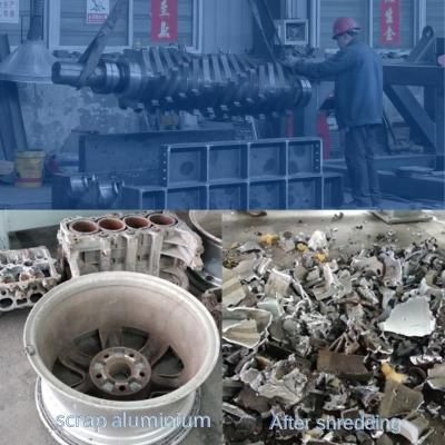 Chine 24 heures en ligne Alliage d'aluminium équipement de déchiquetage de déchets pour le concasseur de métal 3200 * 1800 * 2600mm à vendre
