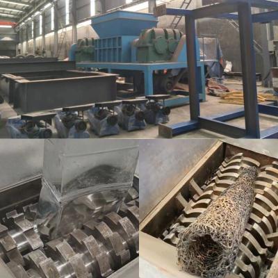 Cina Rifiuti di alluminio ferro rame filo trituratore blocchi di metallo trituratrice macchina con disegno in vendita