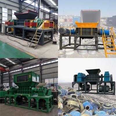 China Mc Heavy Double Shaft Industrial Can Iron Aluminium Car Steel Shredding Machine Te koop
