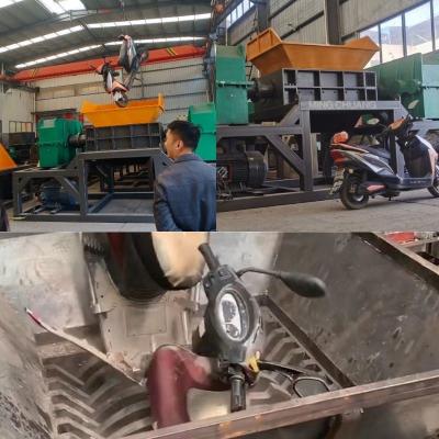 China Mc Heavy Double Shaft Industrial Can Iron Aluminium Car Steel Shredding Machine Te koop