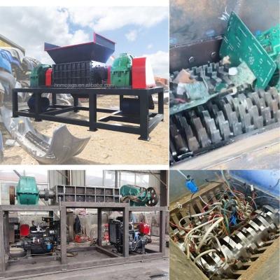 China Equipamento multifuncional de reciclagem de metais Triturador de sucata de metal 22kw*2 2600*2000*1900mm à venda