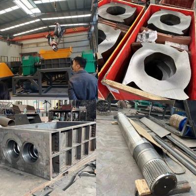 中国 二重軸廃棄物金属廃棄物 切断機 55kw*2 リサイクル用 販売のため