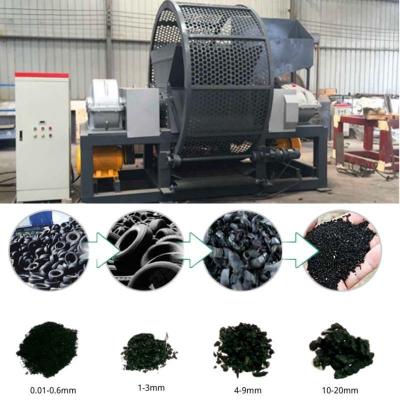 China Gebruiksduur ≥ 15 jaar Afvalbanden versnippermachine voor het recyclen van auto-schrootbanden MCS-1800 Te koop
