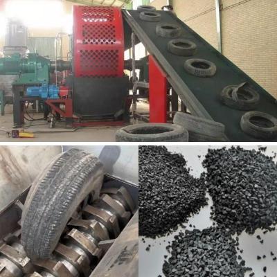 China Gebruiksduur ≥ 15 jaar Afvalbanden versnippermachine voor het recyclen van auto-schrootbanden MCS-1800 Te koop