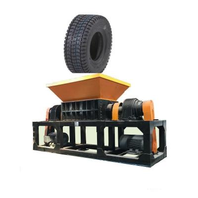 China Waste Rubber Tire Shredder Scrap Tyre Recycle Shredding Machine for Resource Recovery for sale