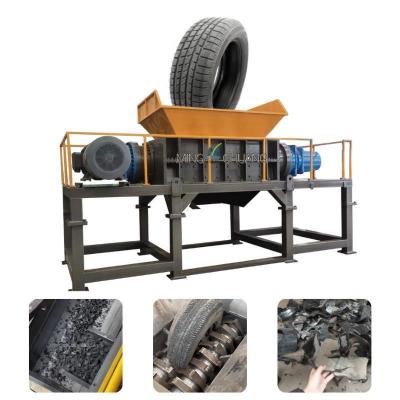 China Waste Rubber Tire Shredder Scrap Tyre Recycle Shredding Machine for Resource Recovery for sale