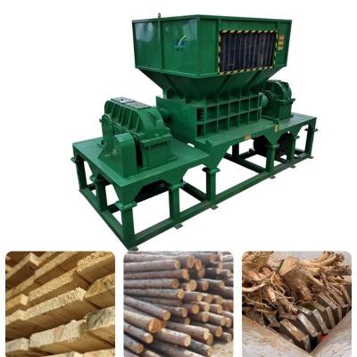 China Kleine Mini Twin Zwei Doppelschacht Industrieabfall Holzschredder Maschine für Town Shaft zu verkaufen