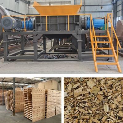 China Volledige betaling Town Shaft Hout Afdelingscrusher Hout Meubels Chipper Shredder Machine Te koop