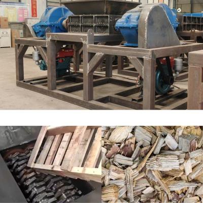 China Volledige betaling Town Shaft Hout Afdelingscrusher Hout Meubels Chipper Shredder Machine Te koop