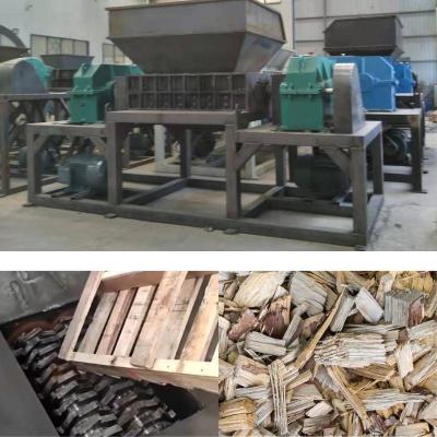 China 30 dagen terugbetaling Twin Shaft Industrieel afval Hout karton Shredder machine apparatuur Te koop